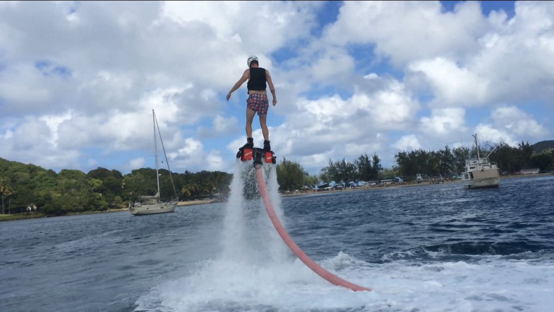 Fly Boarding in St. Lucia