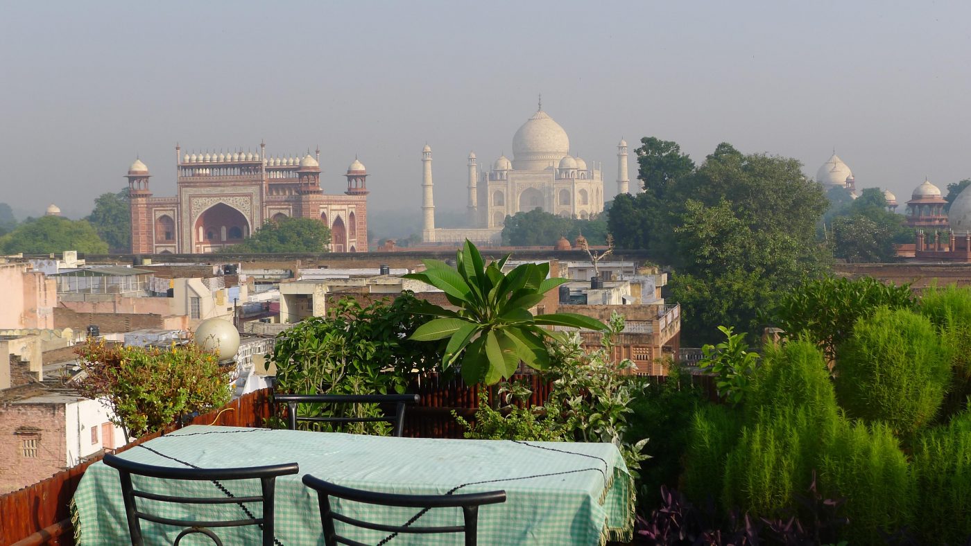 Places in Agra with Best Views of the Taj Mahal;Hotel Saniya and Kamal