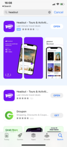 Booking tours with Headout; My Headout App Review