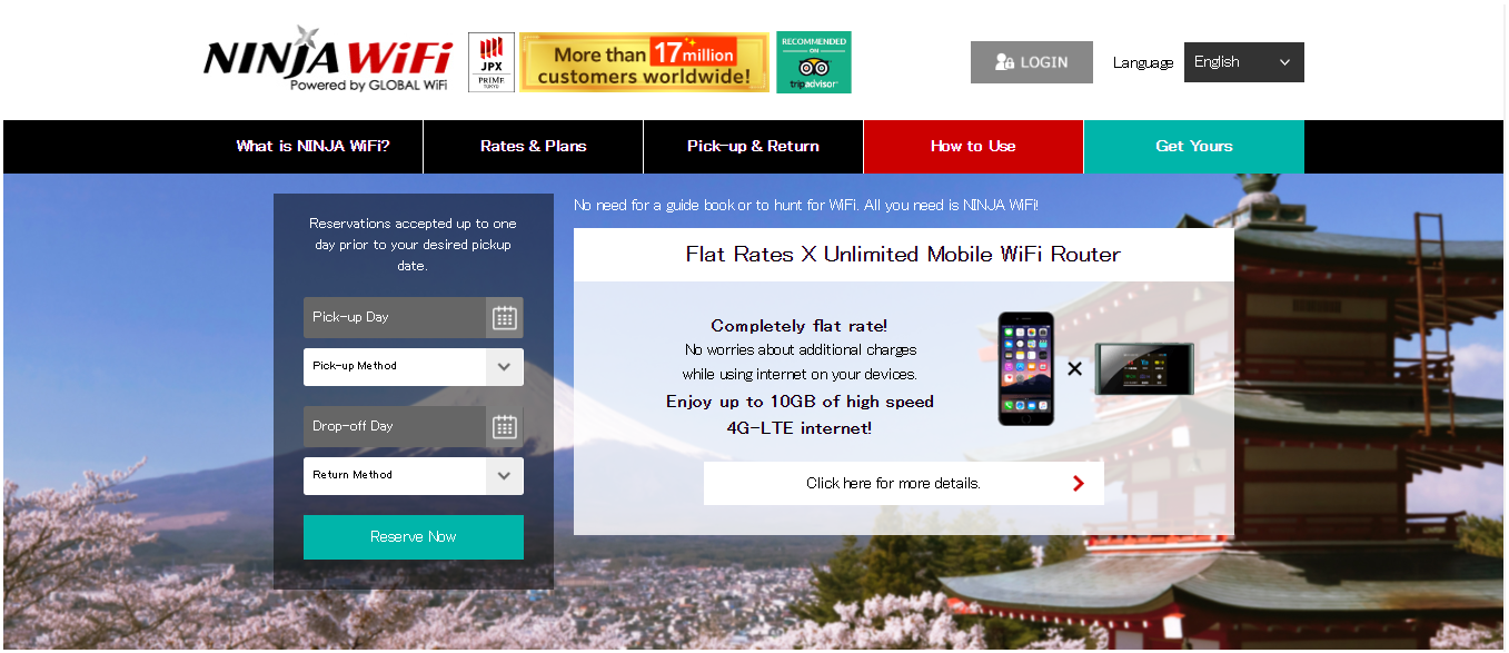 Ninja Wifi Pocket Wifi Rental for Japan [2023] Review