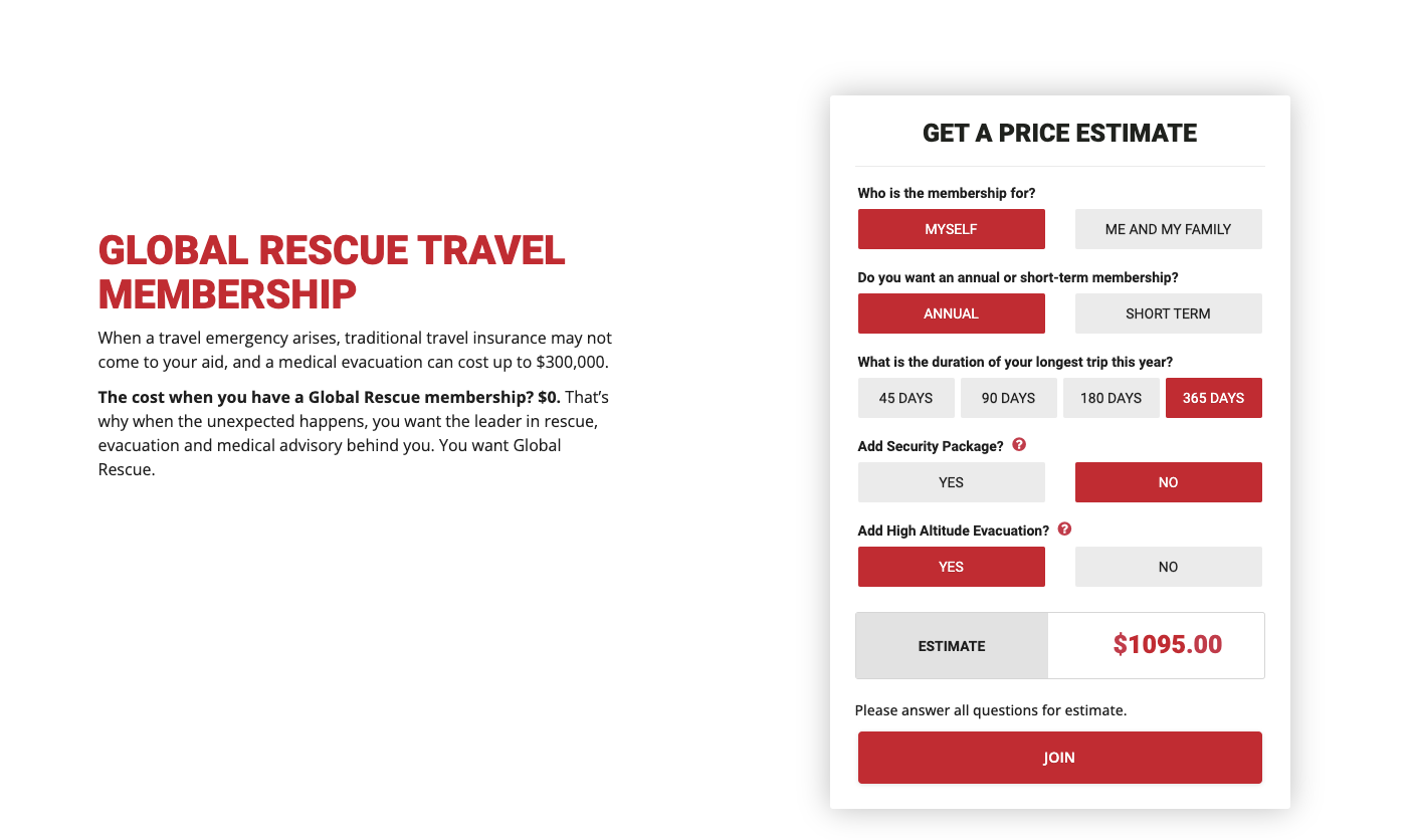 Mount Everest Insurance; Why I Choose Global Rescue